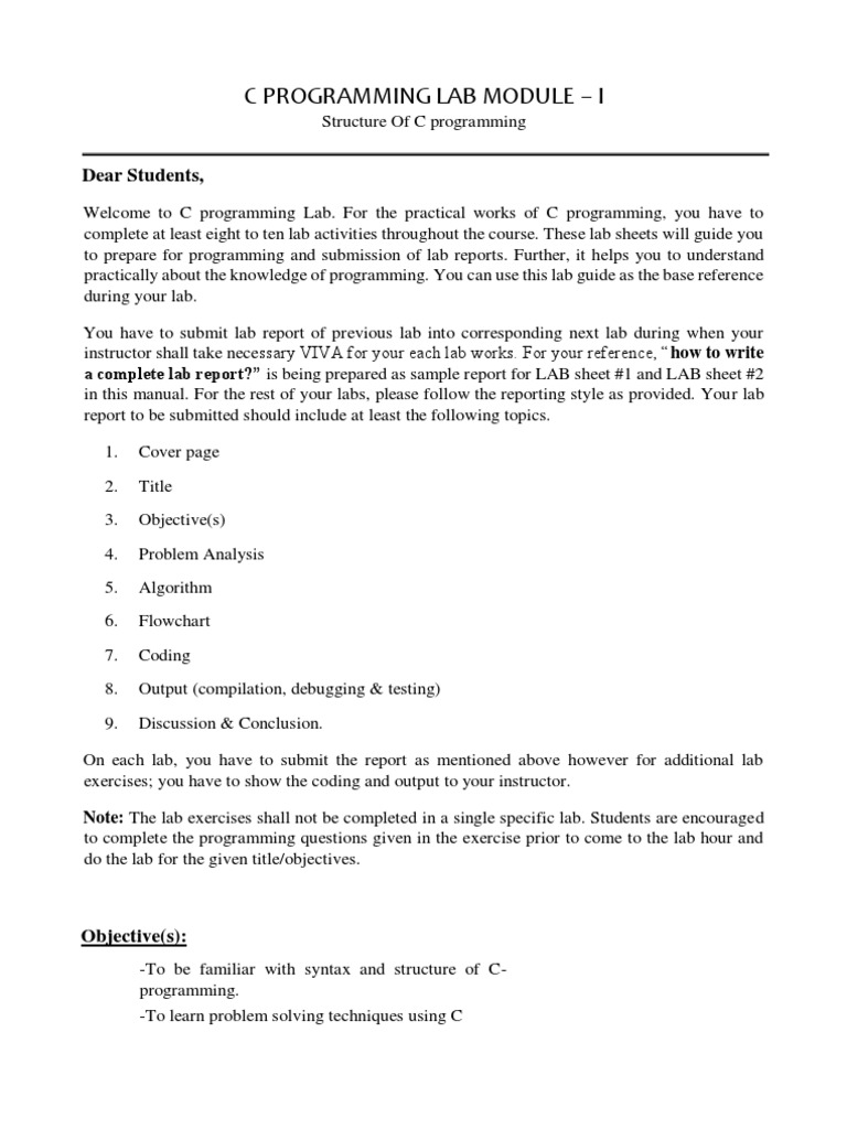 Lab 1 PDF | PDF