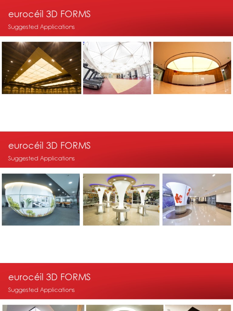 3D Stretch Ceiling Design | PDF