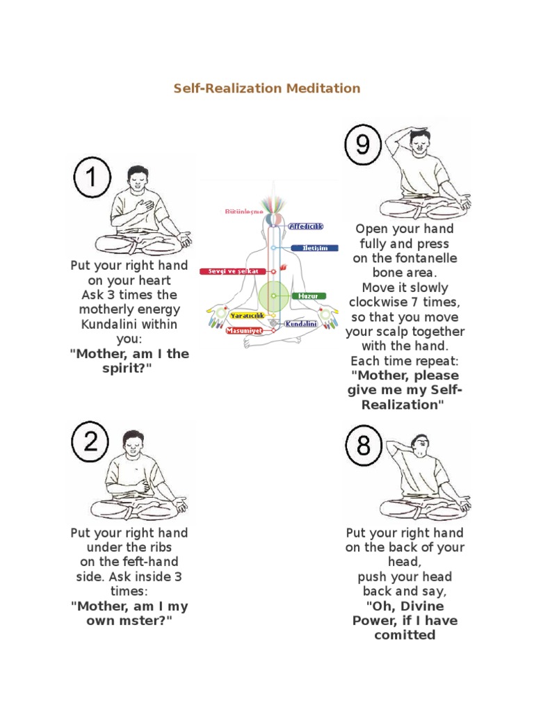 Self-Realization Meditation: "Mother, Am I The Spirit?" "Mother, Please ...