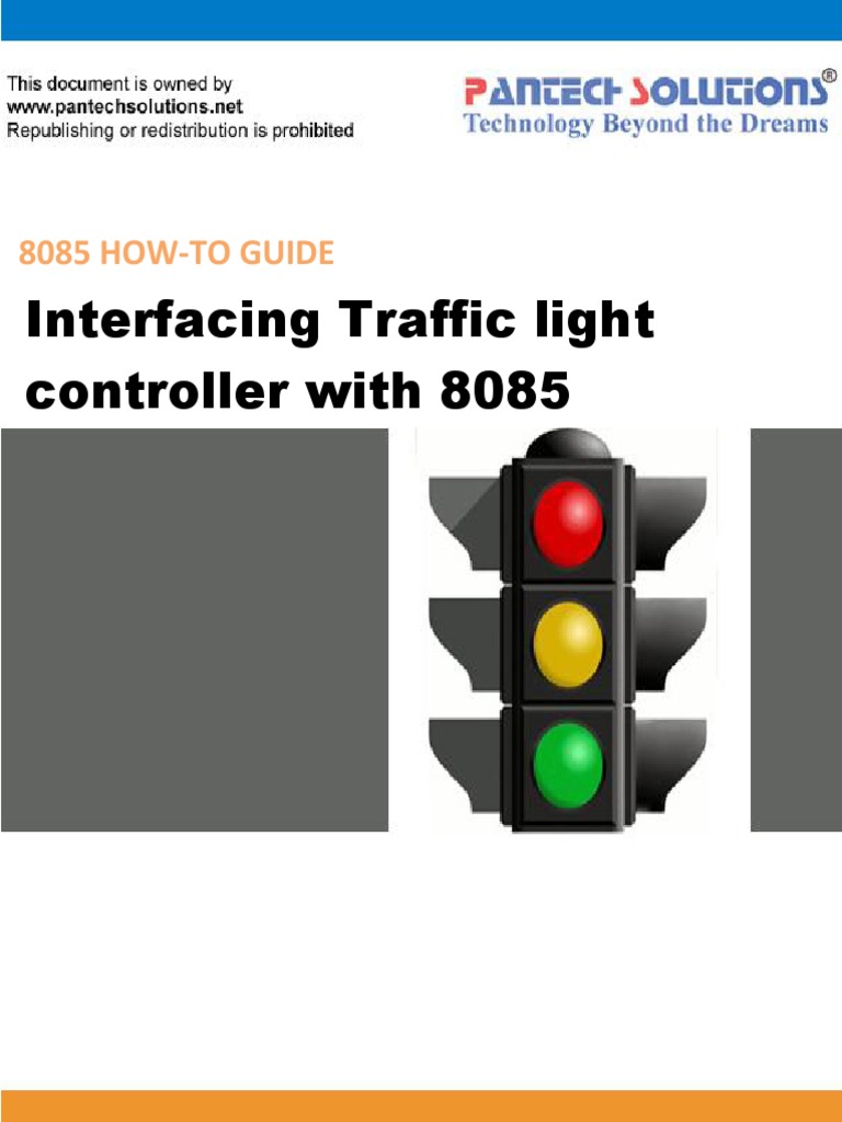 Interfacing Traffic Light With 8085 Trainer Kit | PDF | Traffic Light ...