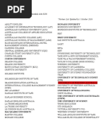 CEEB Codes College University | PDF | College | Institute Of Technology