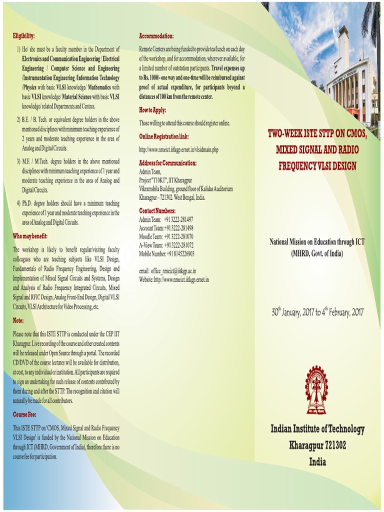 Iste STTP Ece Brochure | PDF