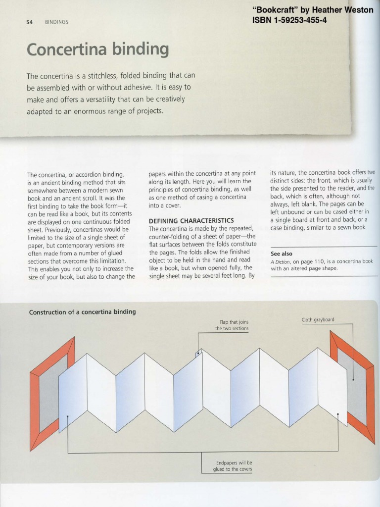 Concertina Bookbinding PDF | PDF