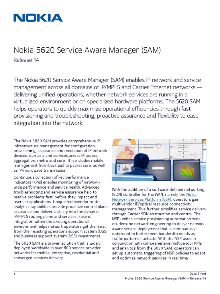 Nokia 5620 SAM - Datasheet | Download Free PDF | Multiprotocol Label ...