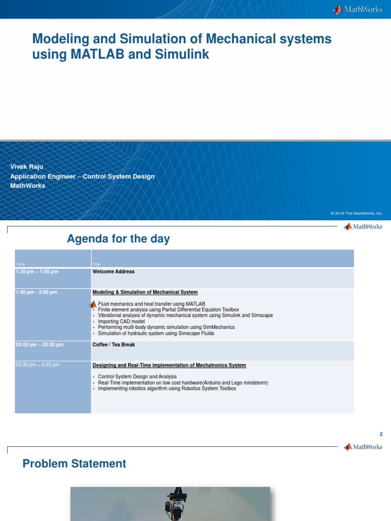 Modeling and Simulation of Mechanical Systems Using MATLAB - NIT - PDF ...