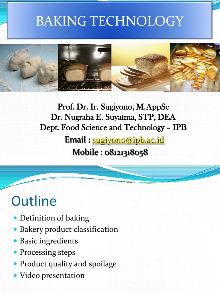 8 Baking 1 | PDF | Breads | Dough