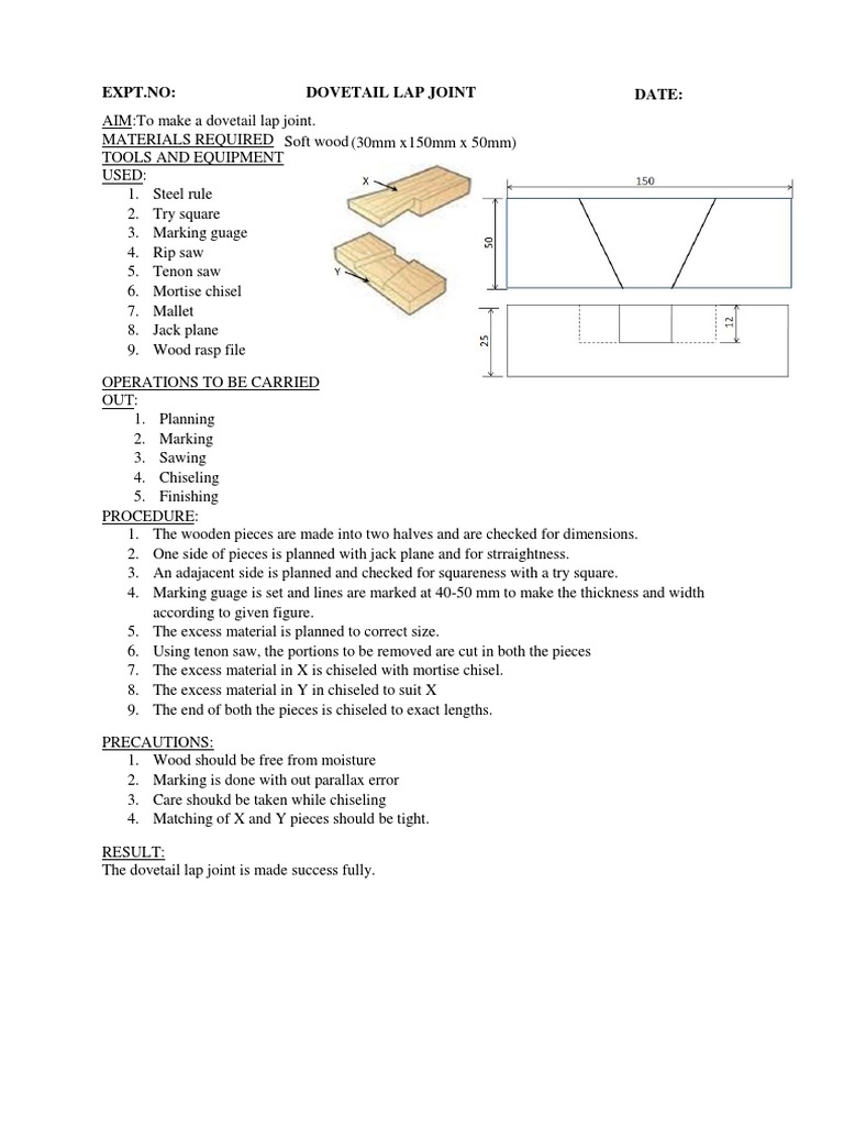 Carpentry Exercises | PDF