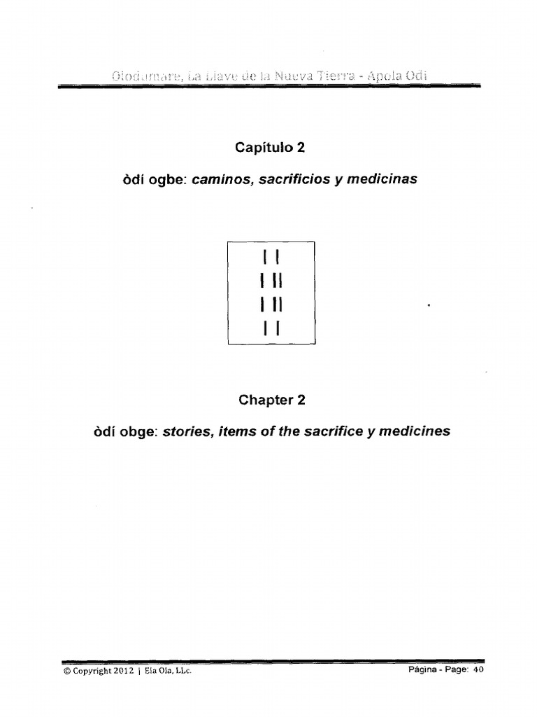 002 Apola Odi Ogbe | PDF | Religión y creencia