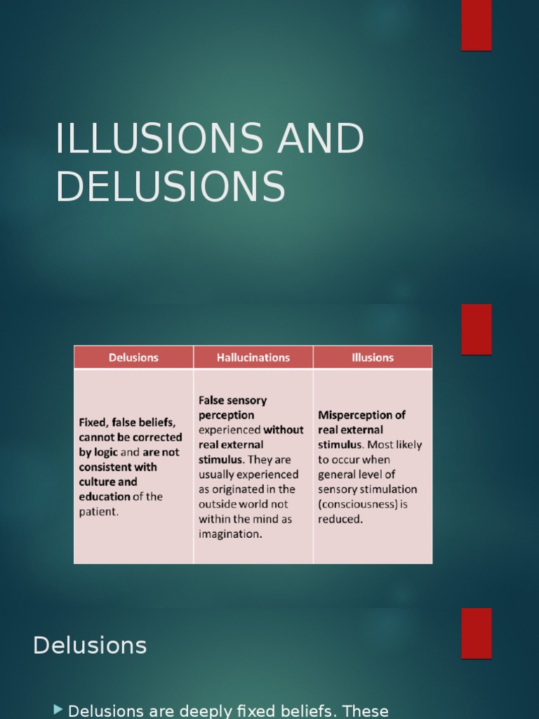 Illusions and Delusions | PDF