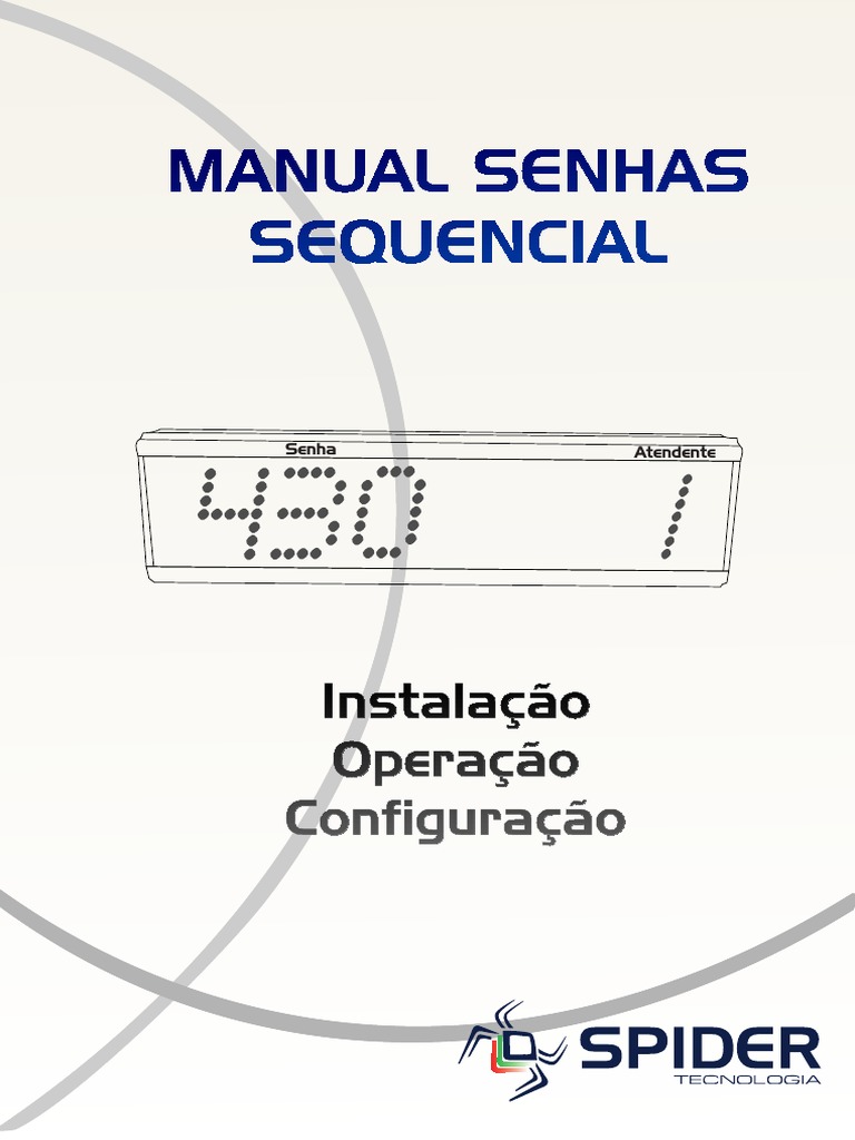 Manual de Senhas Sequencial PDF | PDF | Teclado de computador | Rede de computadores