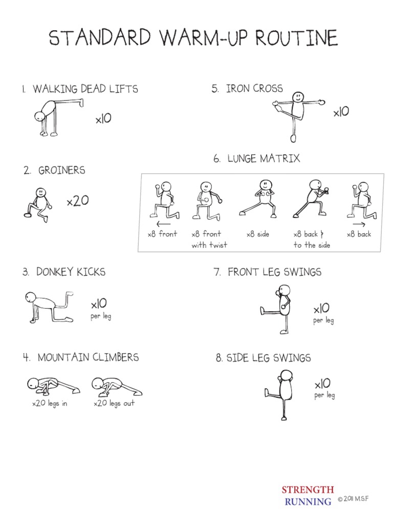 Standard Warmup Routine | PDF
