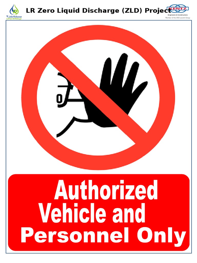 Prohibited - Authorized Entry | PDF
