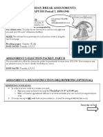 APUSH DBQ Outline Template | PDF
