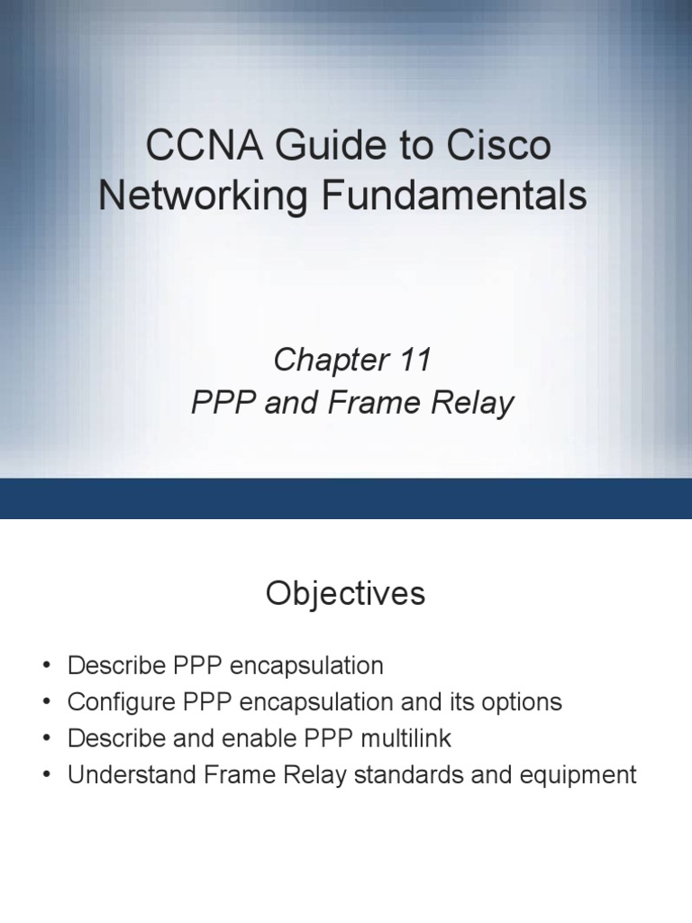 PPP and Frame Relay Overview | PDF | Computer Network | Router (Computing)