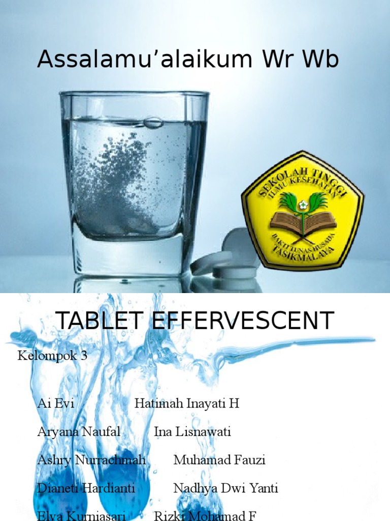 Panduan Tablet Effervescent | PDF