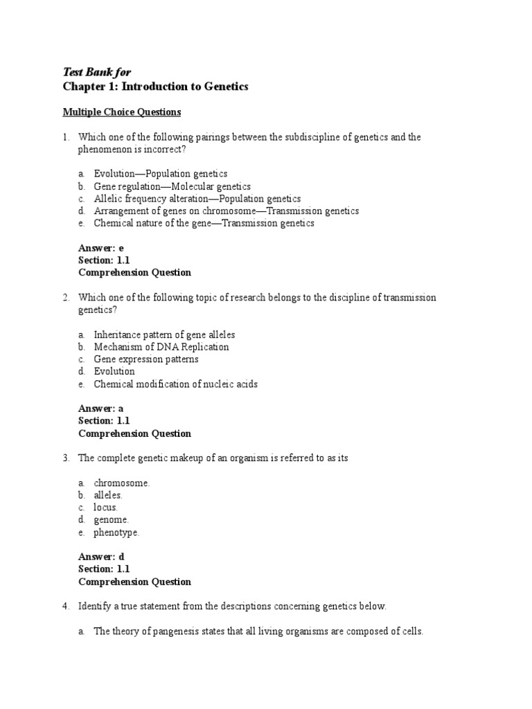 Genetics A Conceptual Approach 5e Pierce TB | PDF | Genetics | Gene