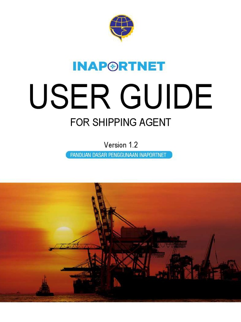 User Guide Inaportnet SA Versi 1.2 | PDF