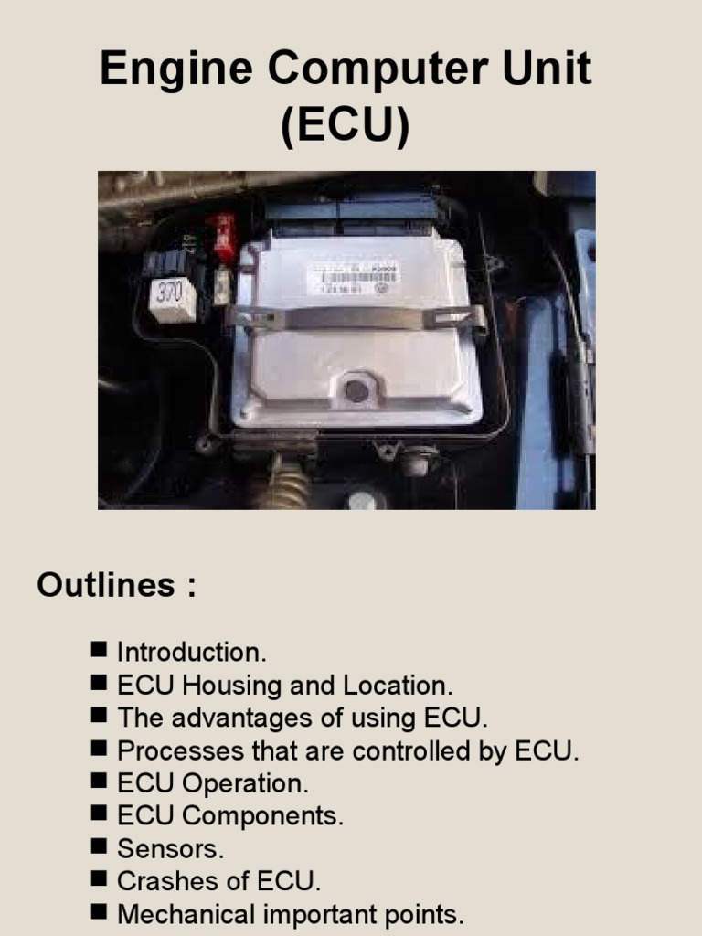 Ecu | Engine Technology | Systems Engineering