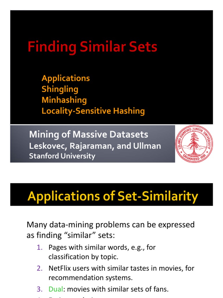 An Introduction to Shingling, Minhashing, and Locality Sensitive ...