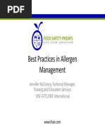 Allergen Cleaning Validation & Verification | PDF | Verification And ...