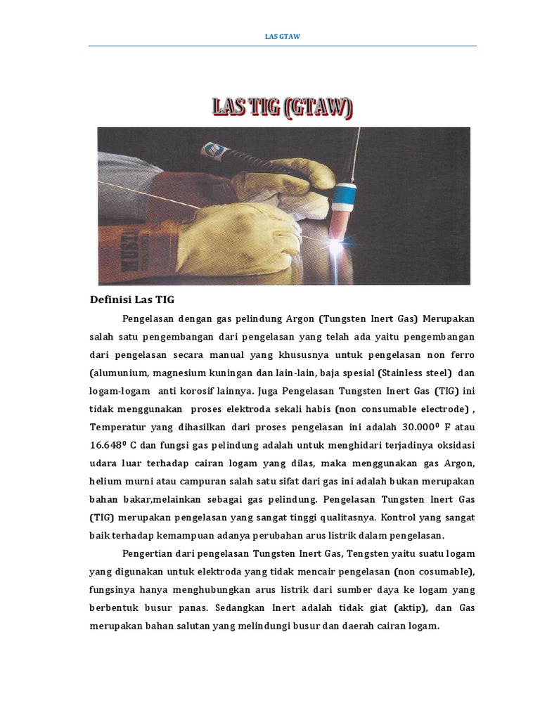 Las Tig-Gtaw | PDF