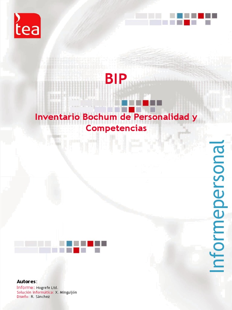 Cuestionario Bip | Motivación | Motivacional