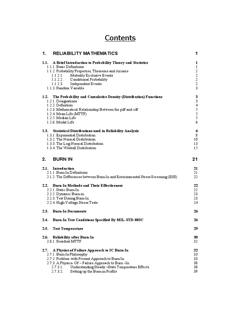 Reliability Mathematics | PDF | Probability Theory | Reliability Engineering