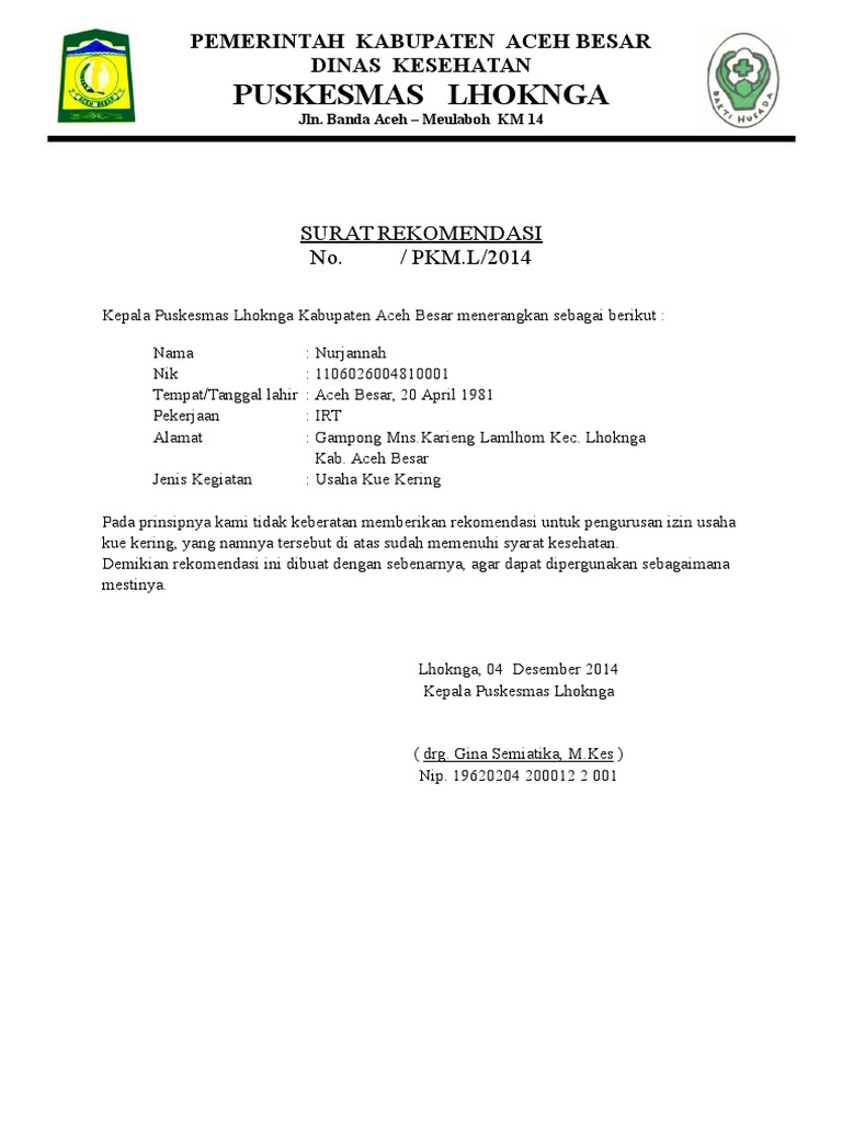 Surat Izin Usaha | PDF