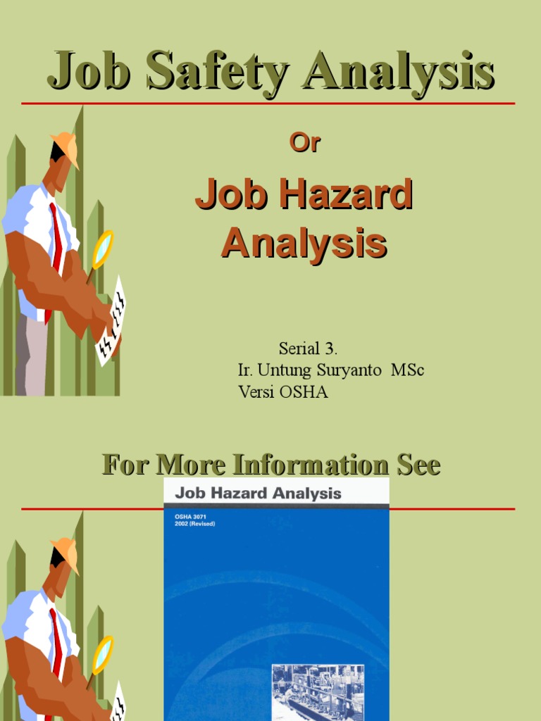 Job Safety Analysis | PDF | Personal Protective Equipment | Safety