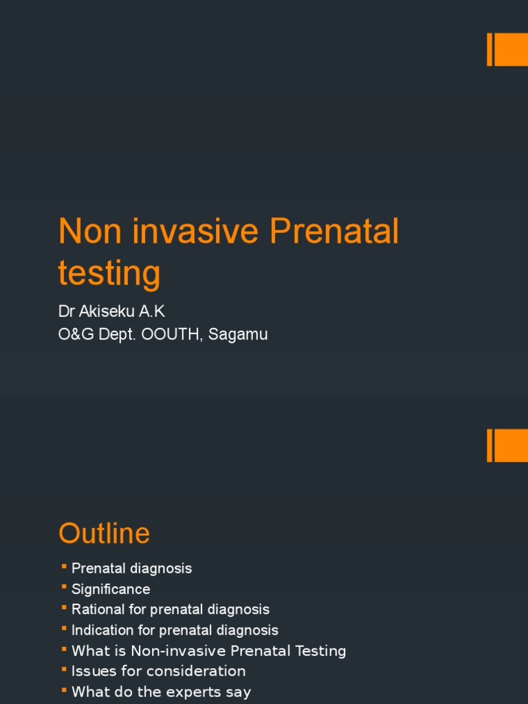 Non Invasive Prenatal Testing | PDF | Genetics | Maternal Health