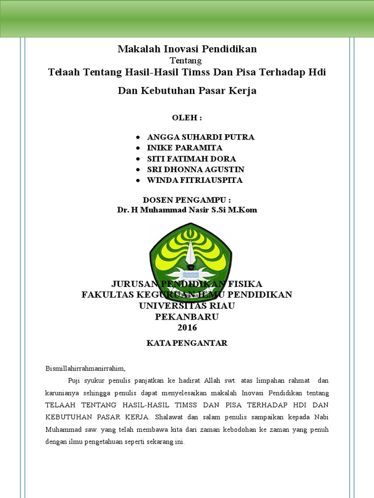 Timss Dan Pisa | PDF