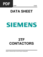 Siemens 3TF Contactors PDF | PDF | Alternating Current | Mains Electricity
