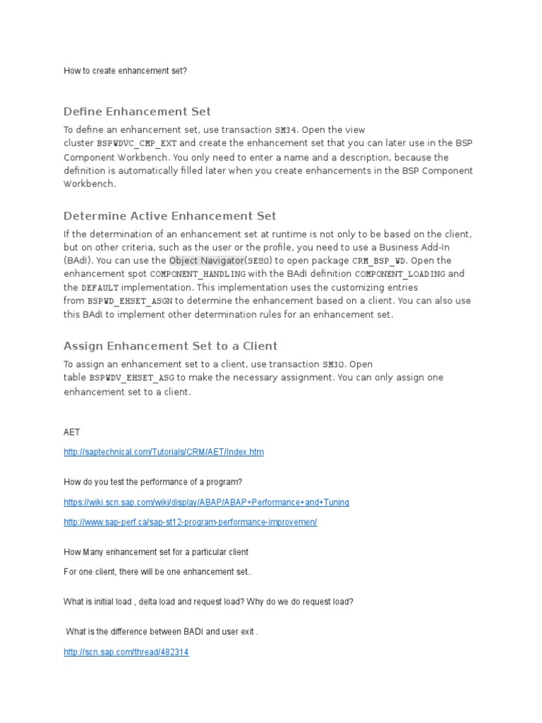 How To Create Enhancement Set | PDF | Systems Engineering | Computer ...