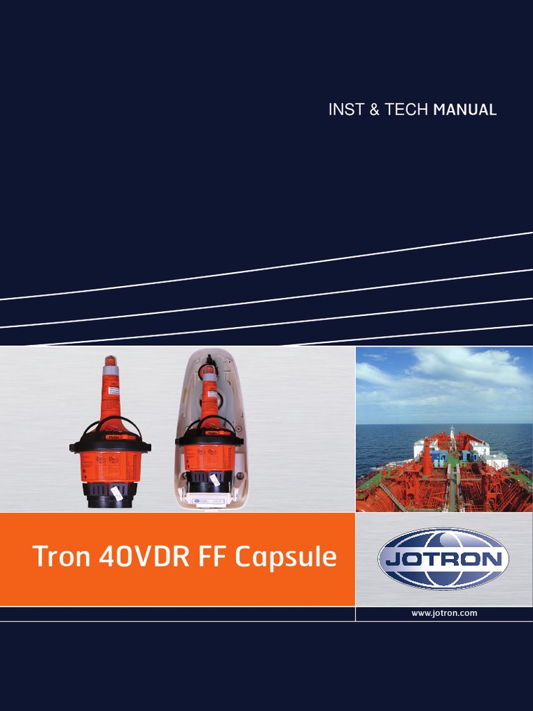Tron 40VDR Float Free Capsule Inst & Tech Manual | File Transfer ...