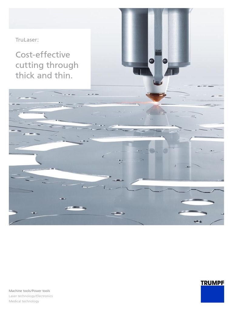 TruLaser Series Overview and Benefits | PDF | Technology & Engineering