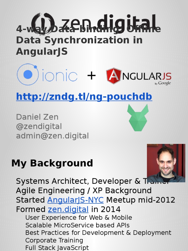 Data Synchronization in AngularJS | PDF | Angular Js | Online And Offline