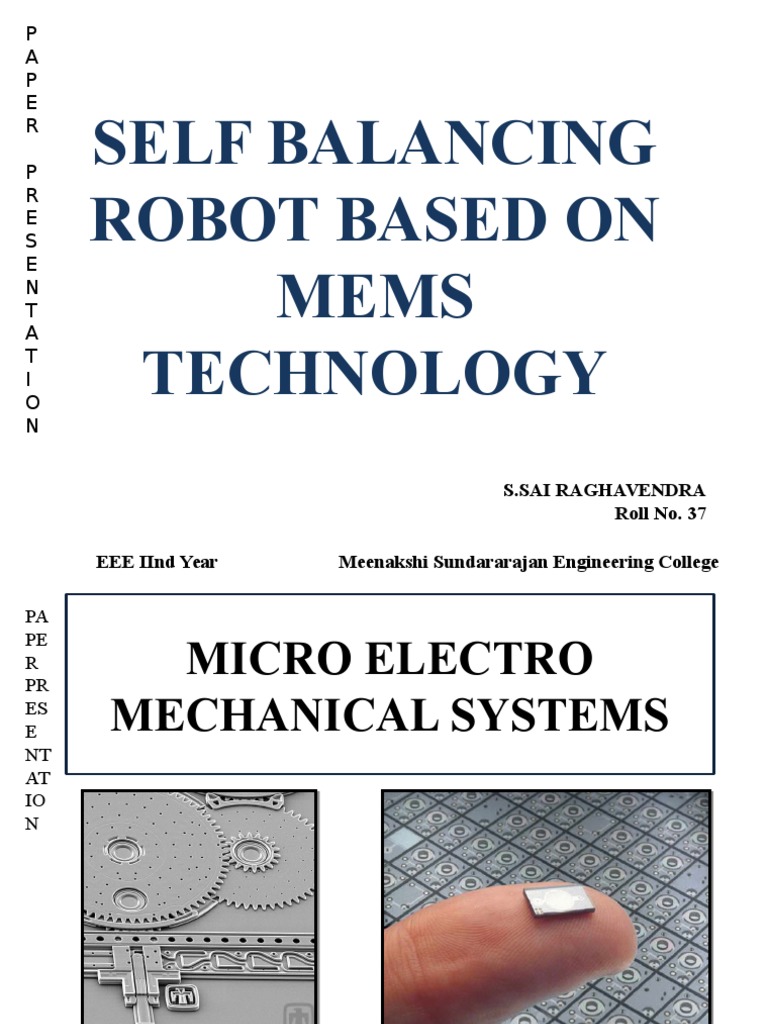 Micro Electro Mechanical Systems | PDF
