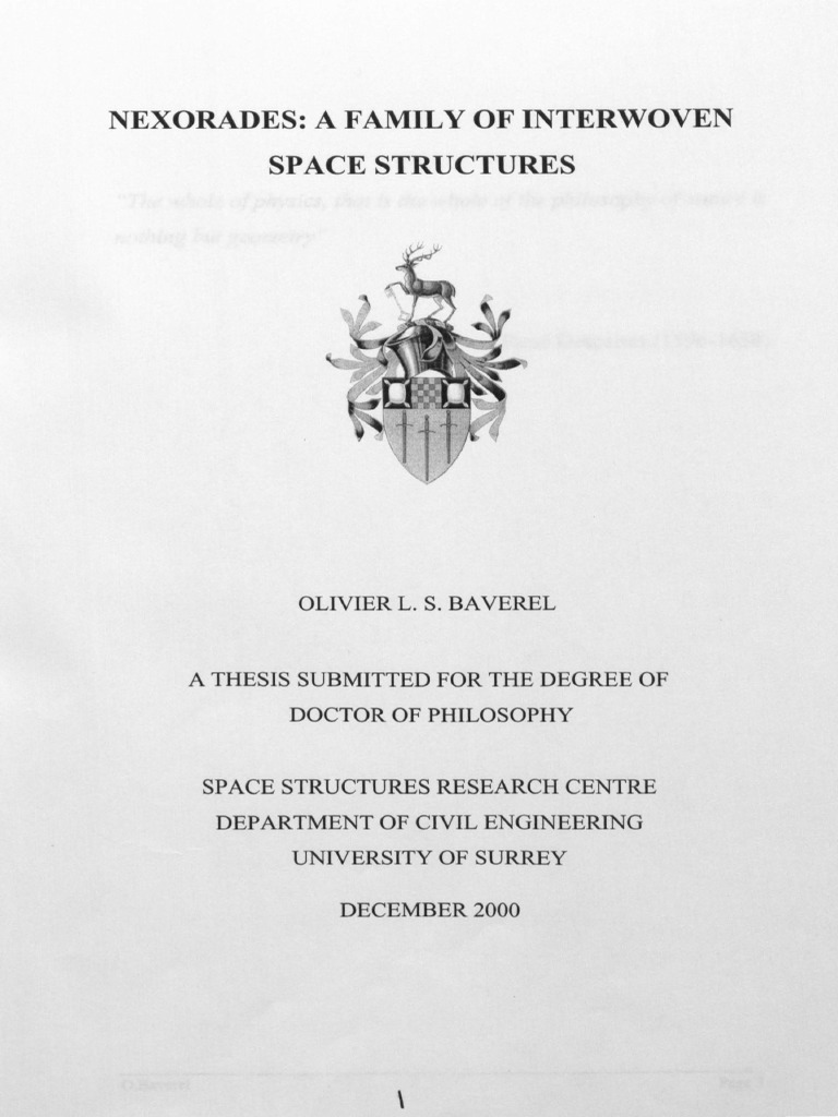A Family of Interwoven Space Structures | PDF | Shape | Evolution