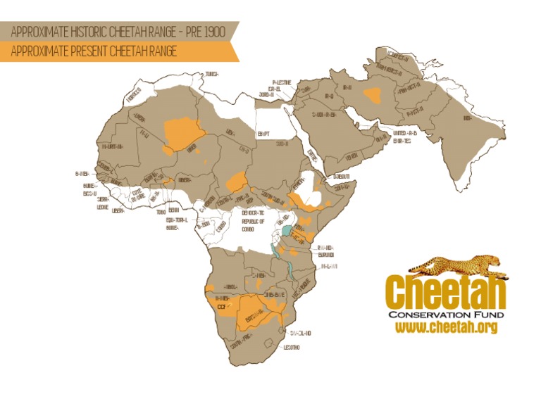 Cheetah Range Map | PDF