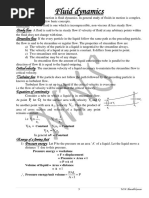 Chapter 5-Fundamentals of Fluid Flow | PDF | Fluid Dynamics | Reynolds Number