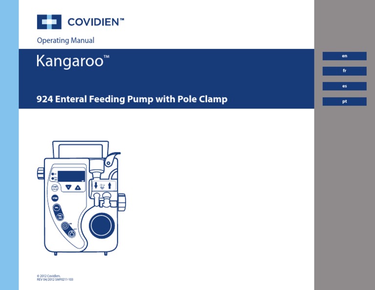 Kangaroo: 924 Enteral Feeding Pump With Pole Clamp | PDF | Science ...
