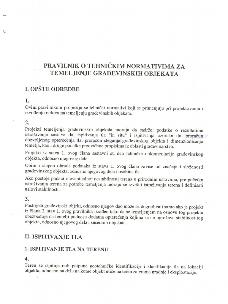 Pravilnik - Za Fundiranje | PDF