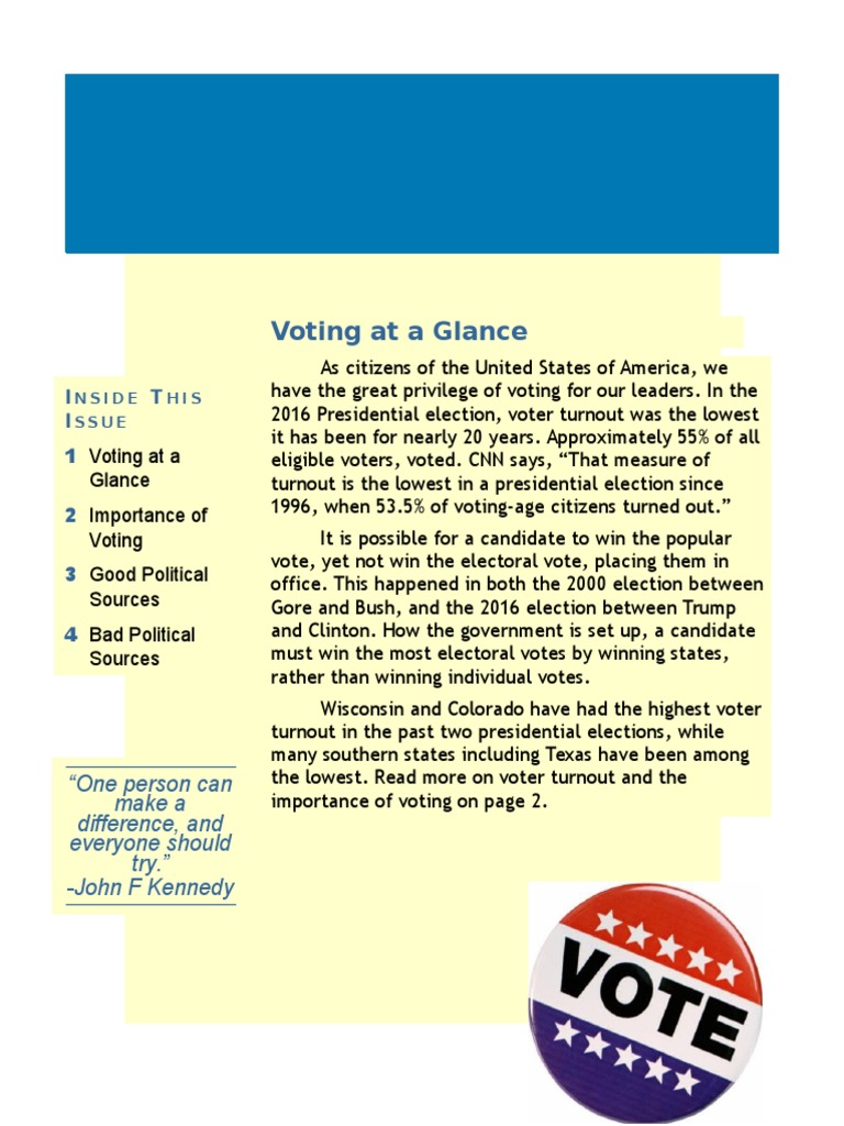 Politics Project 2 | PDF | United States Presidential Election | United ...