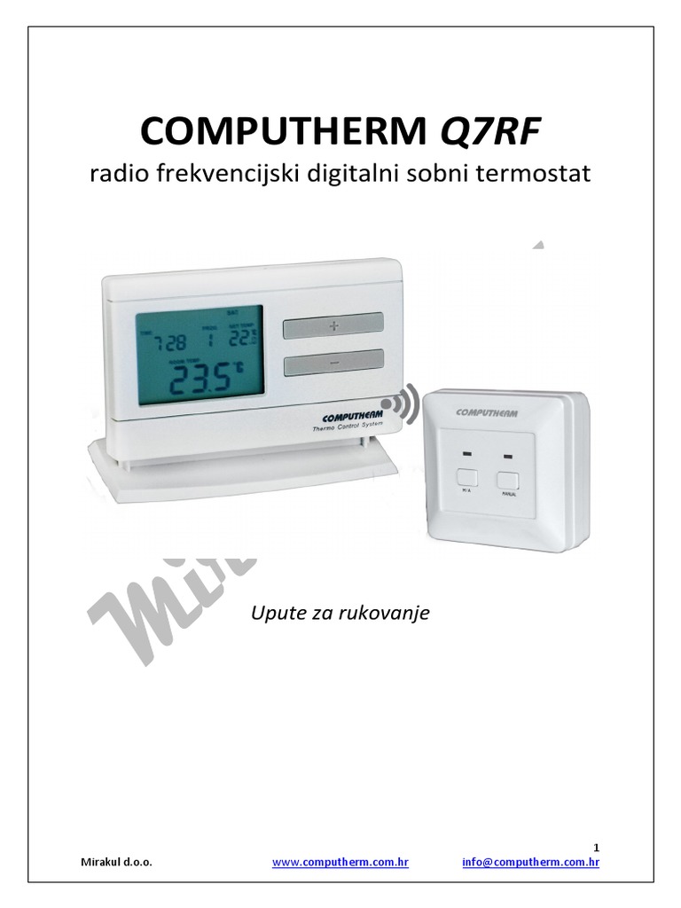 Computherm Q7RF | PDF