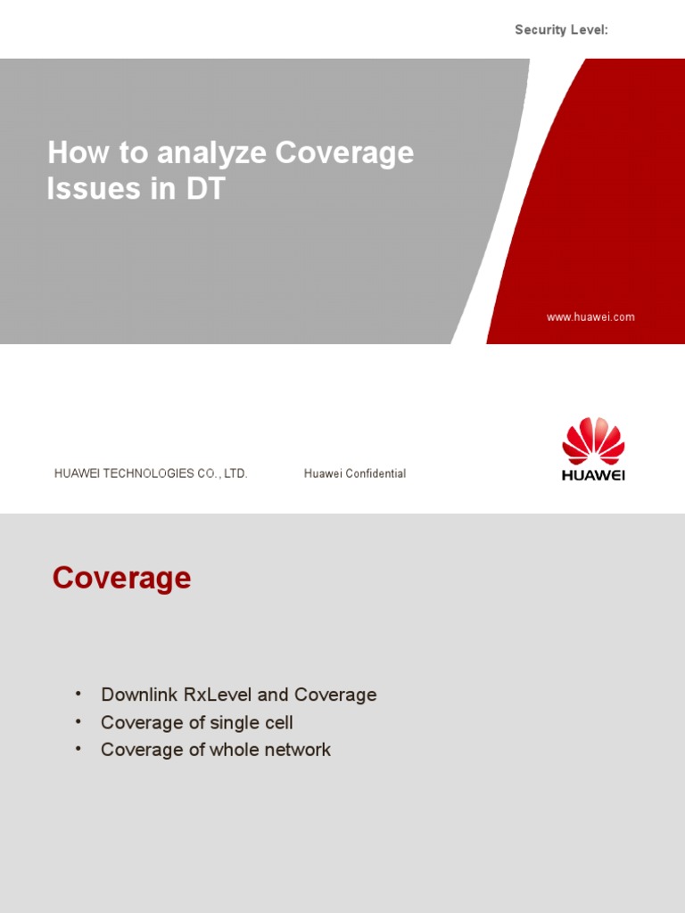 02 DT Analysis - How To Analyze Coverage Issue in DT | Download Free PDF | Broadcast Engineering ...