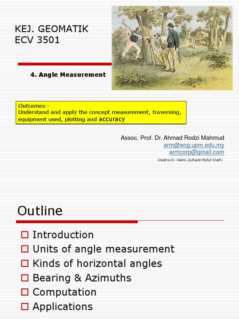 Measure Angles and Determine Directions in Surveying | PDF | Surveying ...