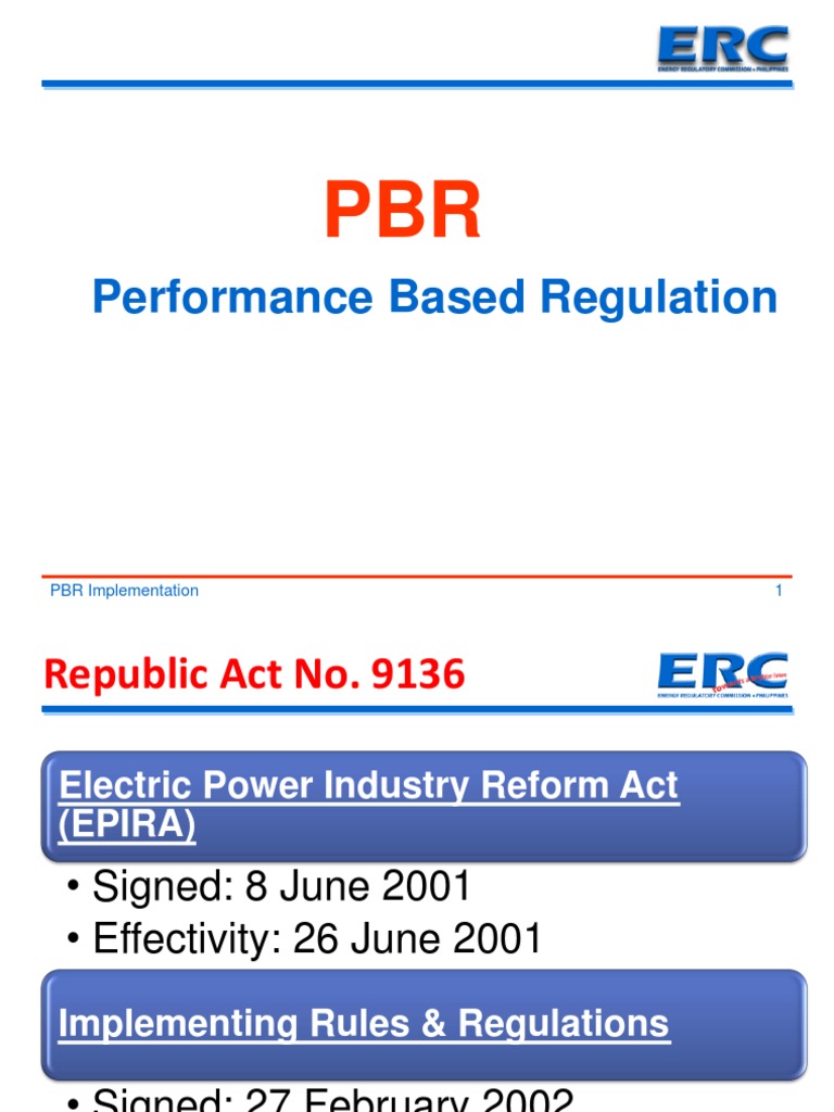 PBR Implementation | PDF | Expense | Economies