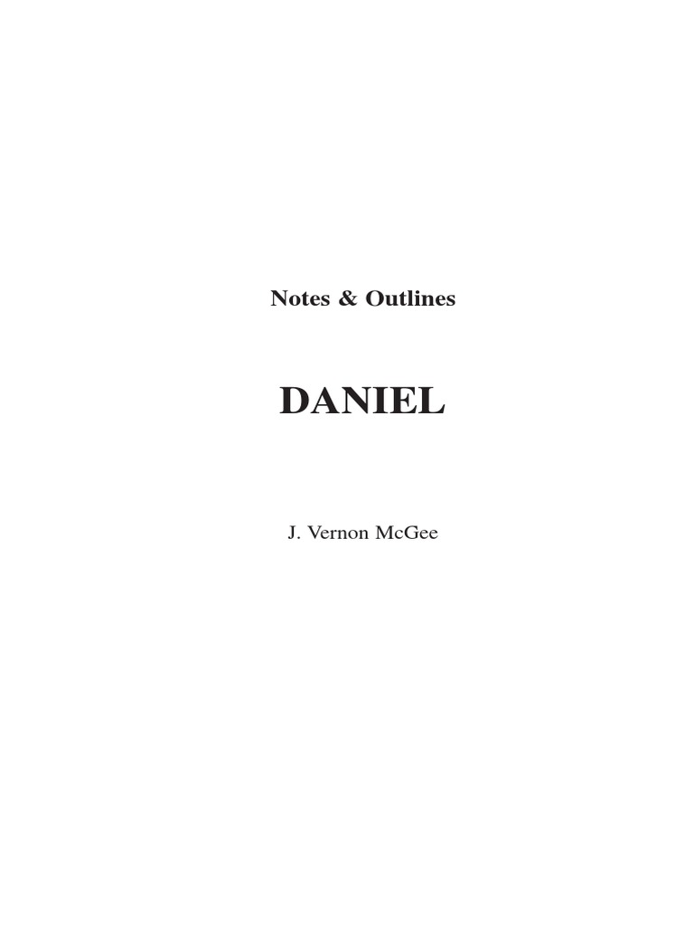 Insights on the Book of Daniel | PDF