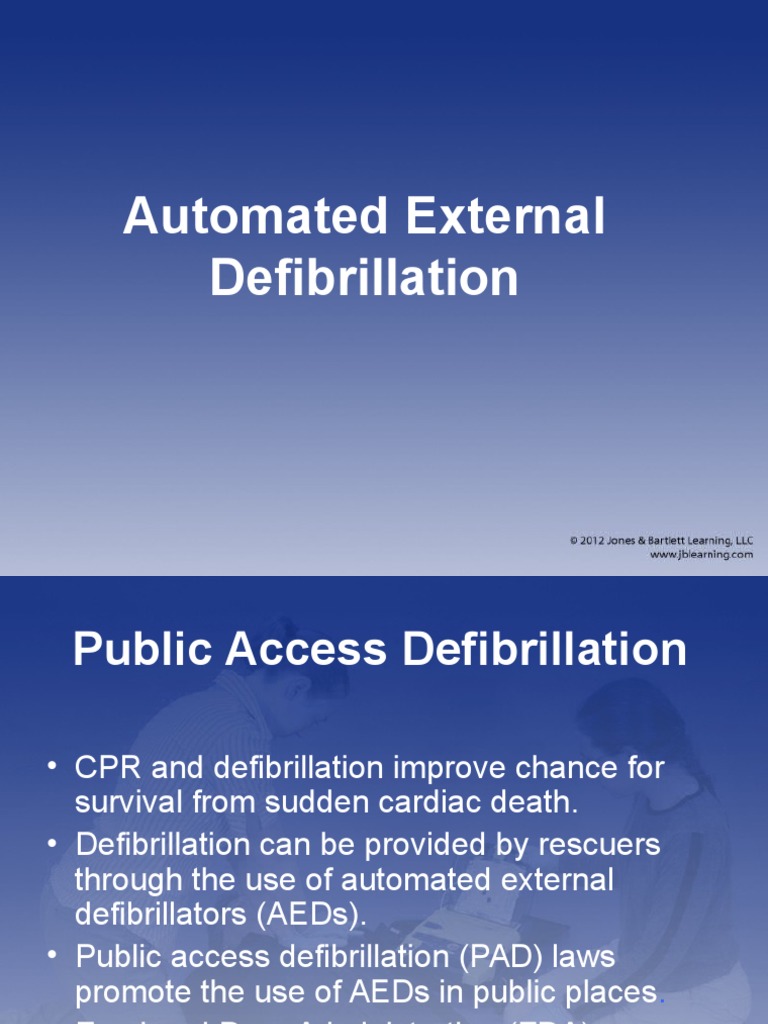 CH05 Automated External Defibrillation | PDF | Cardiac Arrhythmia ...