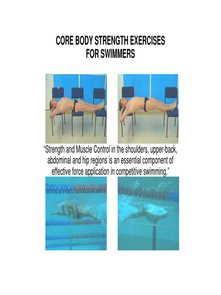 Core Strength Training for Young Swimmers | PDF | Strength Training ...